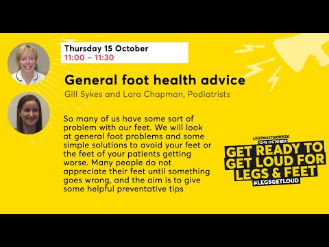 General foot health advice from two podiatrists - YouTube
