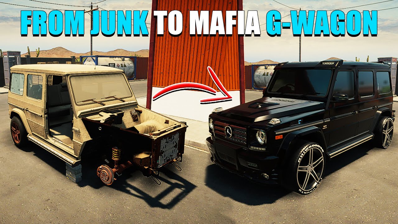 Restoring Scrap G-Wagon To Mafia G-Wagon - Car Mechanic Simulator 2021 ...