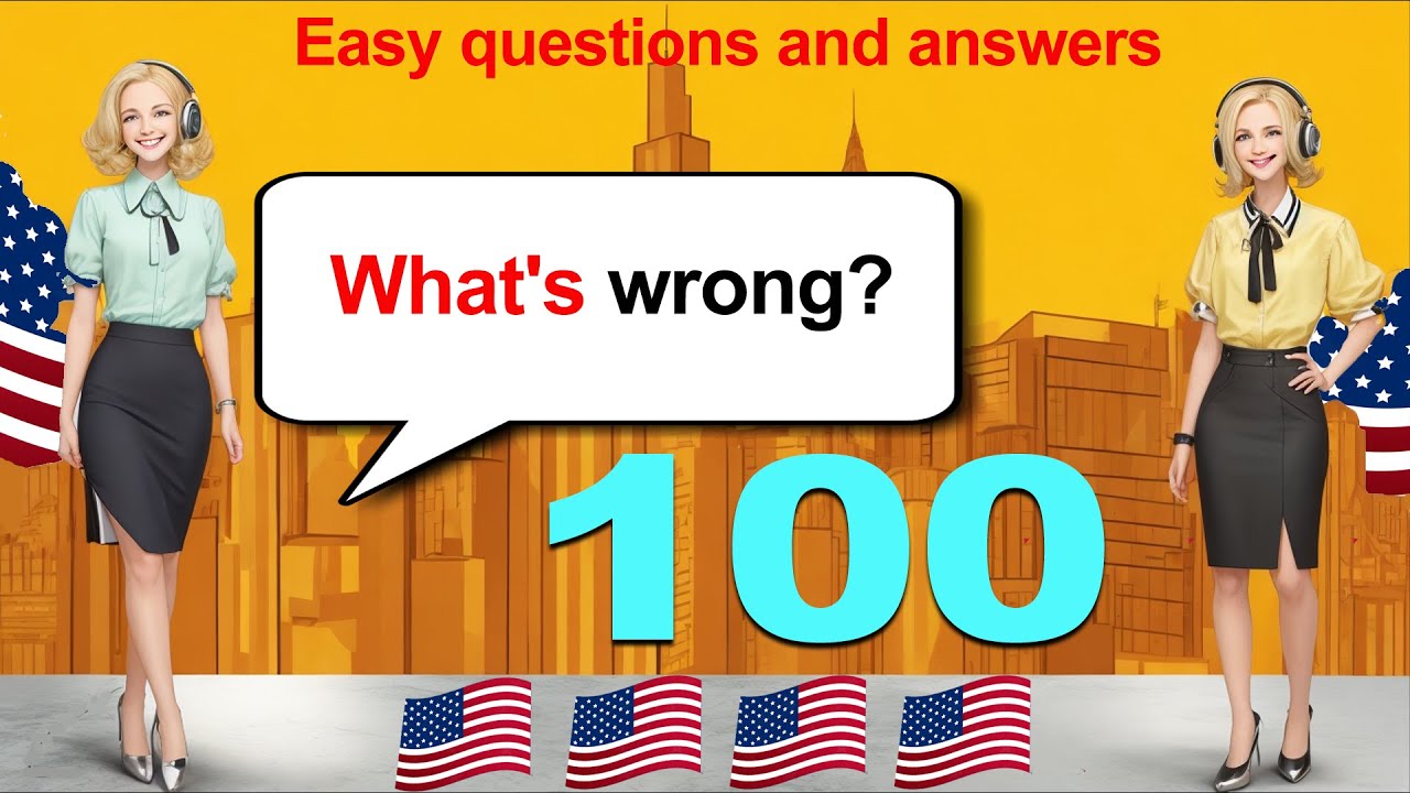 100 Easy Questions and Answers in English || English Speaking Practice ...