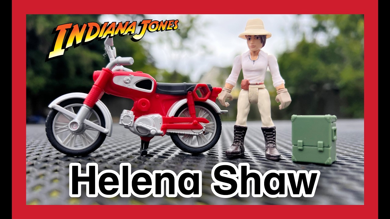 Indiana Jones-Helena Shaw with Motorcycle - Worlds of Adventure - YouTube