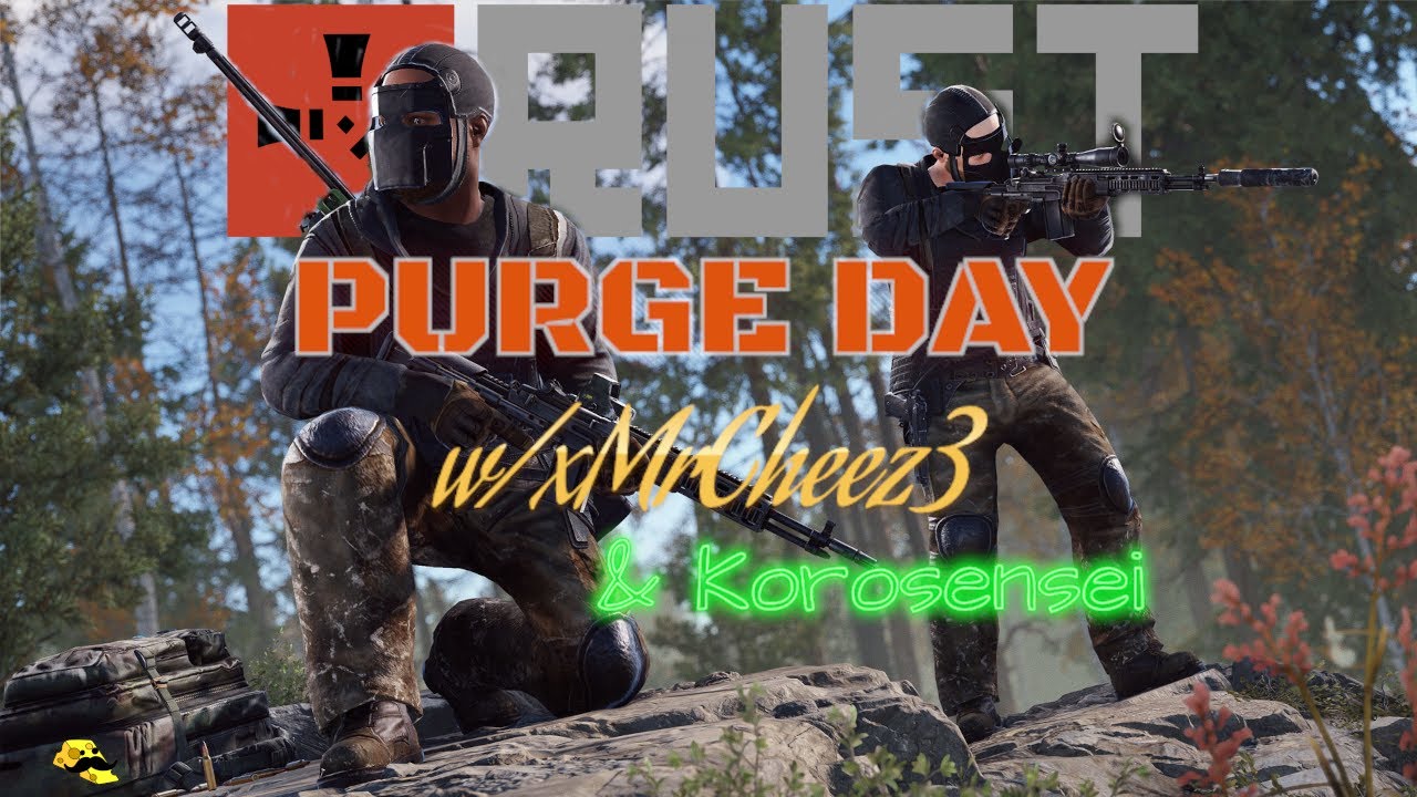 RUST - PvE Purge Day - YouTube