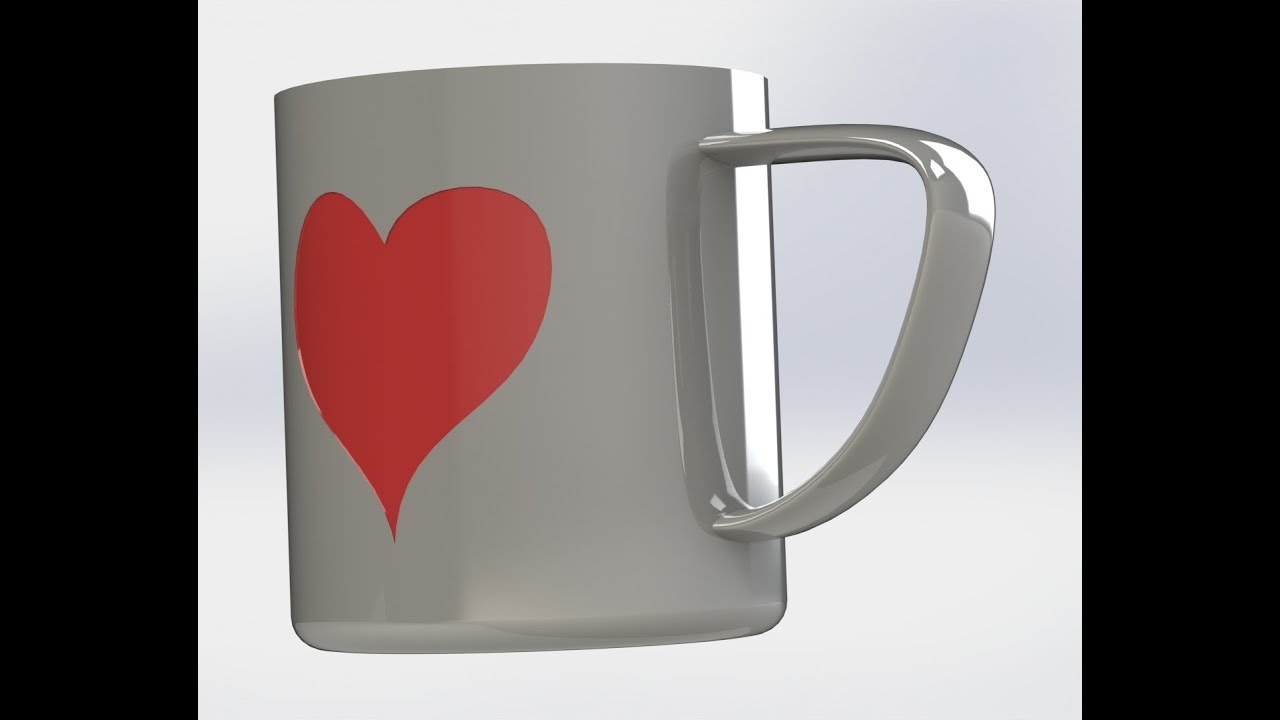 cup modelling using solidworks (part2) - YouTube