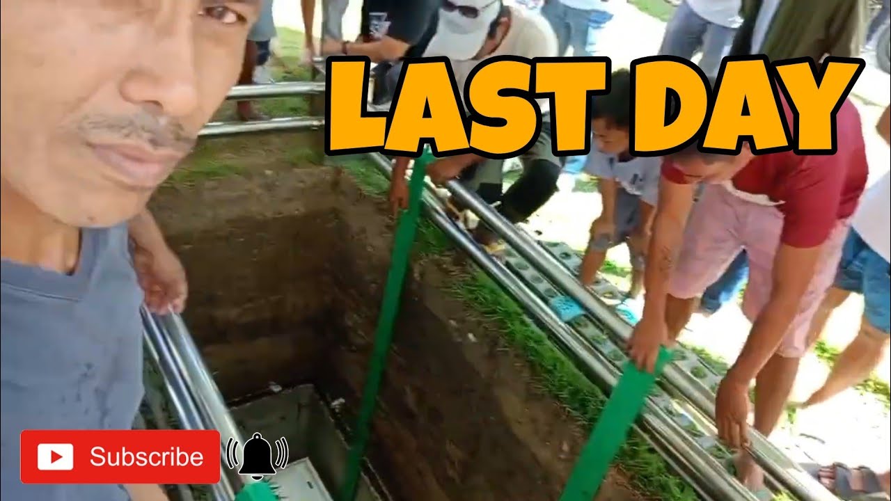 paano ibaba ang kabaong sa bolt o libingan ng patay - YouTube