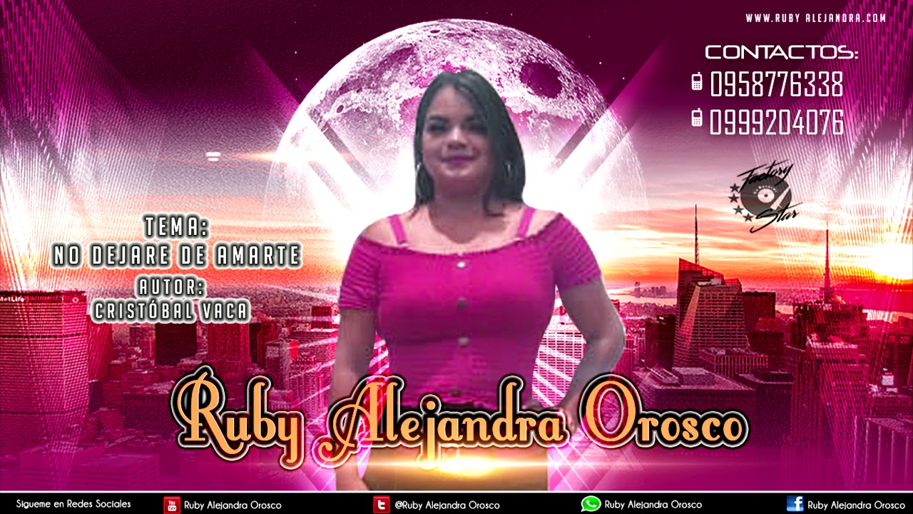Ruby Alejandra Orosco _ No dejare de amarte de amarte _ AUDIO - YouTube