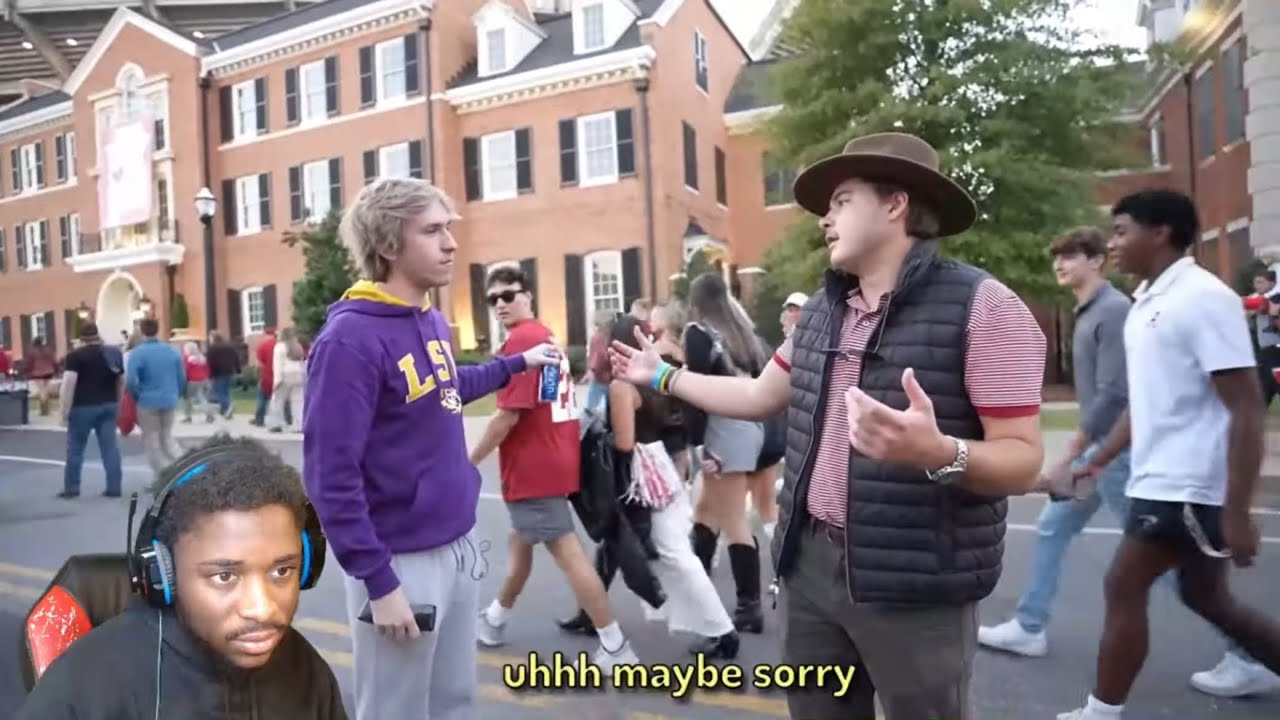 REACTING TO LSU Fan Trolls Alabama! - YouTube