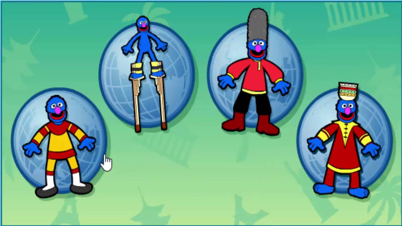 Sesame Street Game Video Global Grover Dancer Episode PBS Game Videos ...