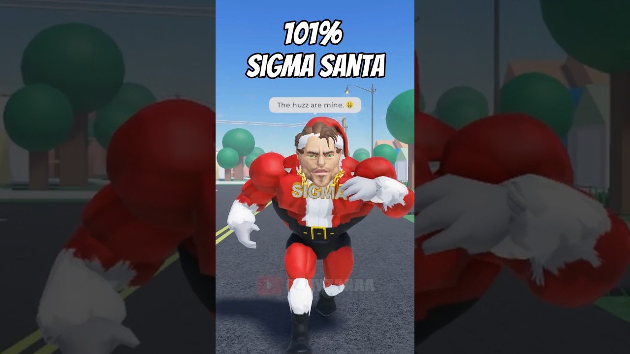 Sigma Santa progression 🎅😂 #roblox #robloxedit #christmas #funny # ...