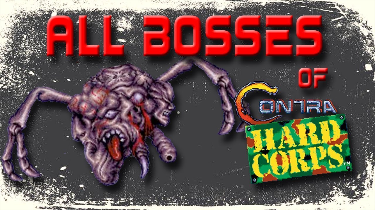 Contra Hard Corps Genesis: All Bosses - YouTube