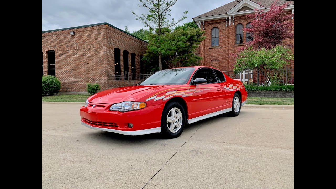 2000 Chevrolet Monte Carlo SS Pace Car Dale Jr Edition For Sale - YouTube