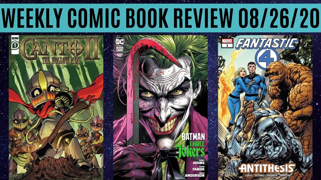 Weekly Comic Book Review 08/26/20 - YouTube