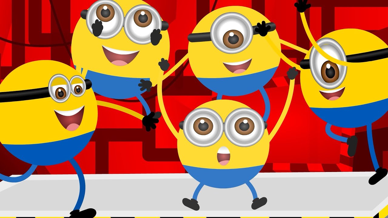 Five Little Minions - YouTube