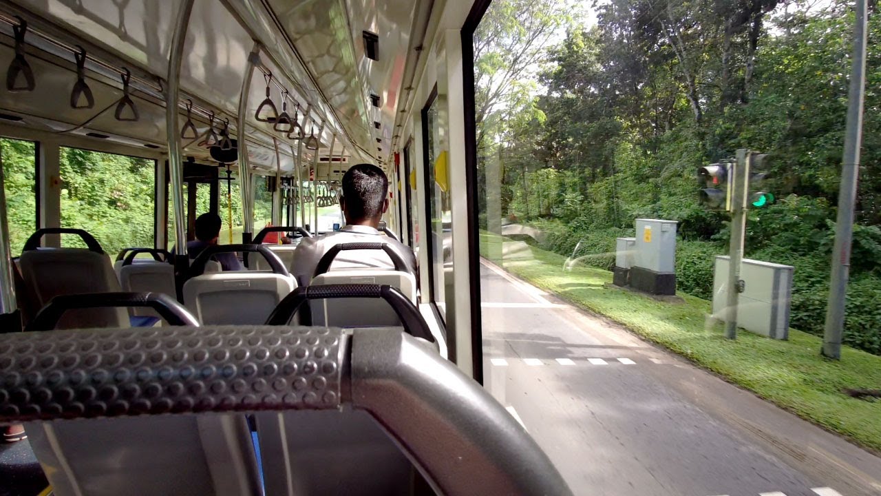 Singapore 975 bus route ride from Choa Chu Kang to Lim Chu Kang Road ...