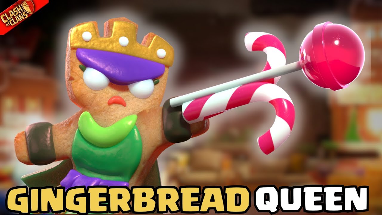 Gingerbread Queen Skin Review | Gingerbread Queen All Animations ...