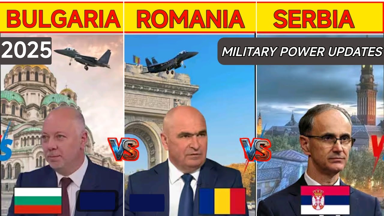 Bulgaria vs Romania vs Serbia military power comparison 2025 | Serbia ...