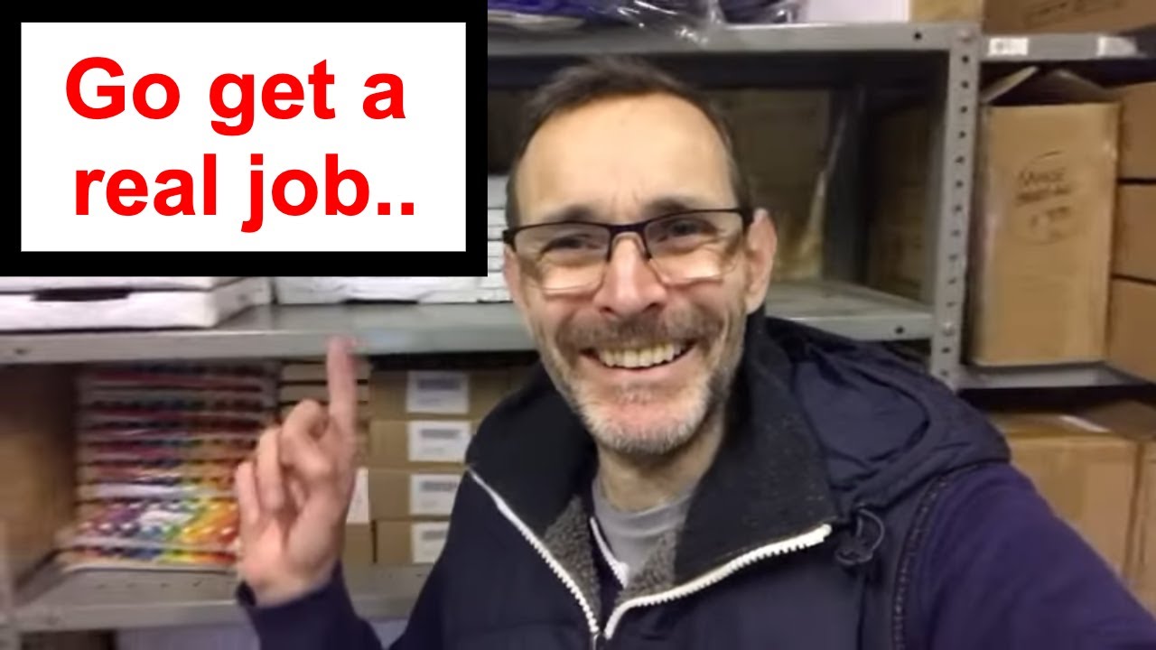 Reselling on ebay - GO GET A REAL JOB!! - YouTube