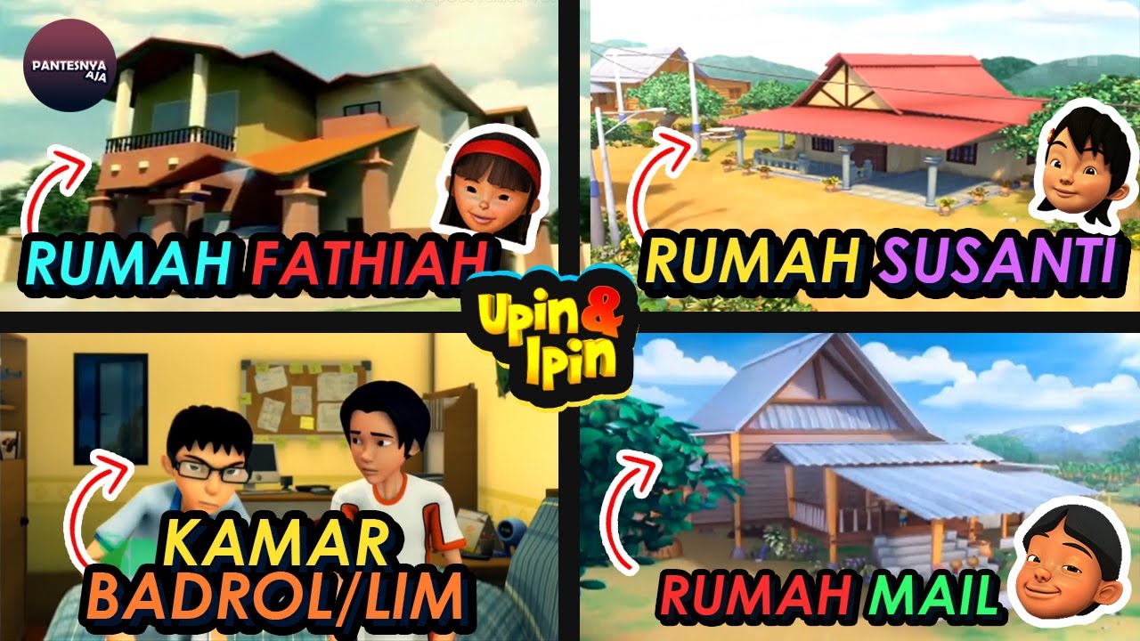 15 Rumah Teman Upin & Ipin - YouTube