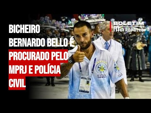 Bicheiro Bernardo Bello é procurado pelo MPRJ e Polícia Civil - YouTube