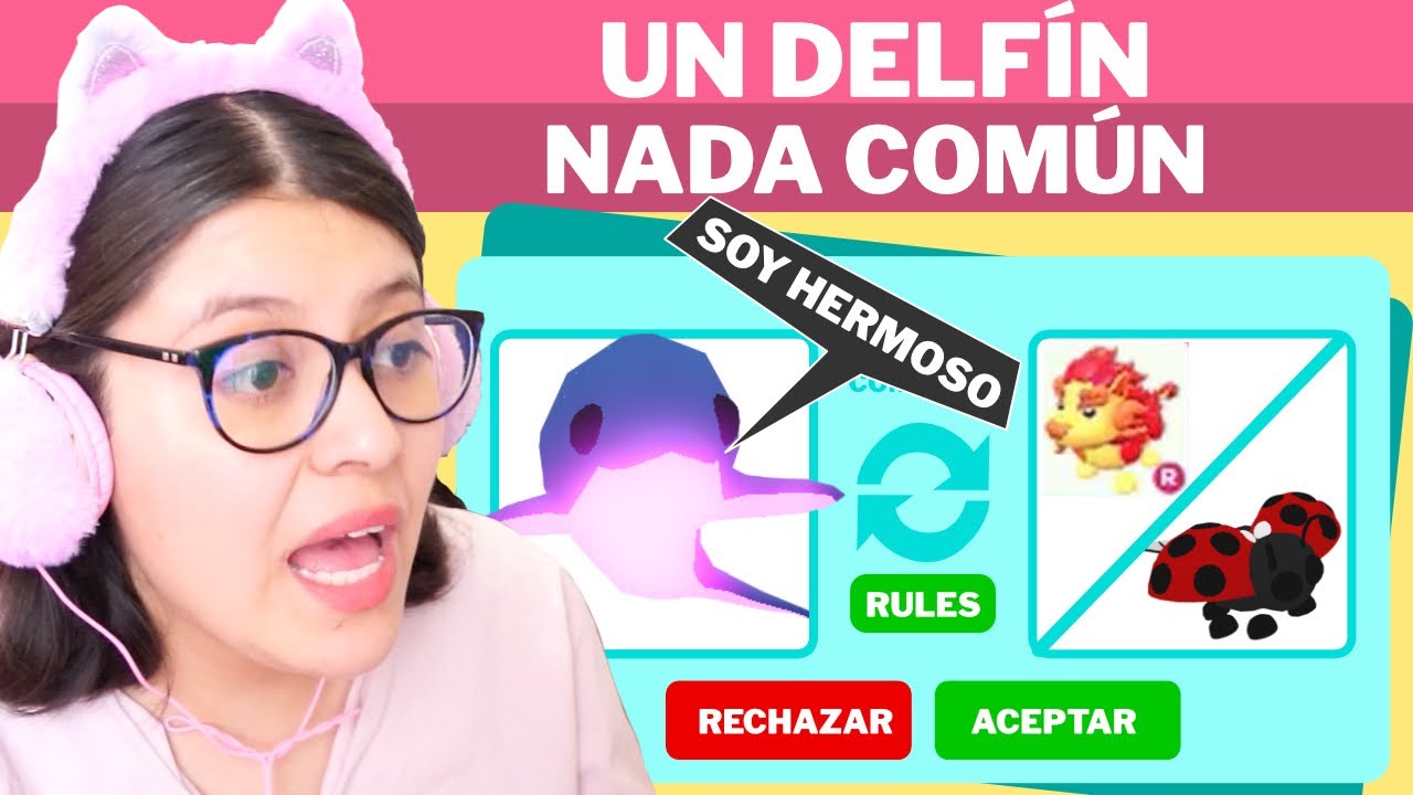 HAZLO NEÓN YA 😱 Qué dan por DELFÍN NEÓN poco común en Adopt Me Roblox ️ ...