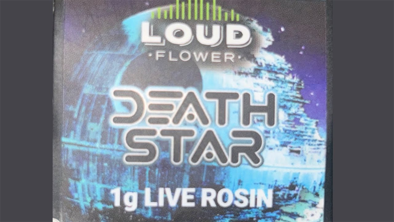 DEATH STAR FIRST WASH LIVE ROSIN from MI LOUD FLOWER CONCENTRATE REVIEW ...