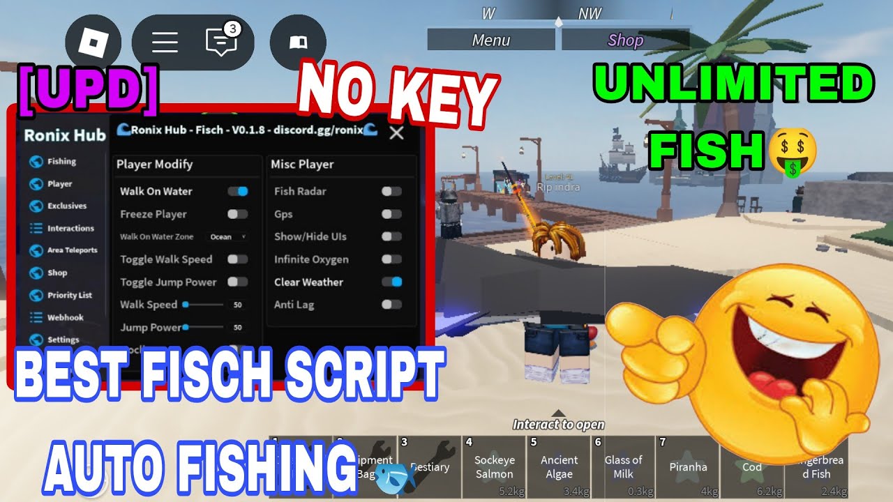 [UPD] Fisch Script Pastebin GUI | FASTEST Auto Fish,Fish Dupe Fluxus ...
