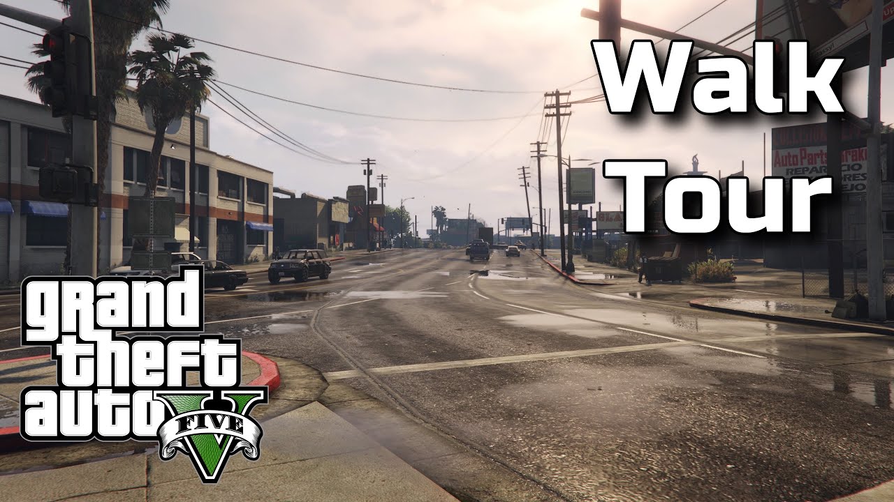 [4K] Walk Tour - South Los Santos - Typical Grove Street - Grand Theft ...