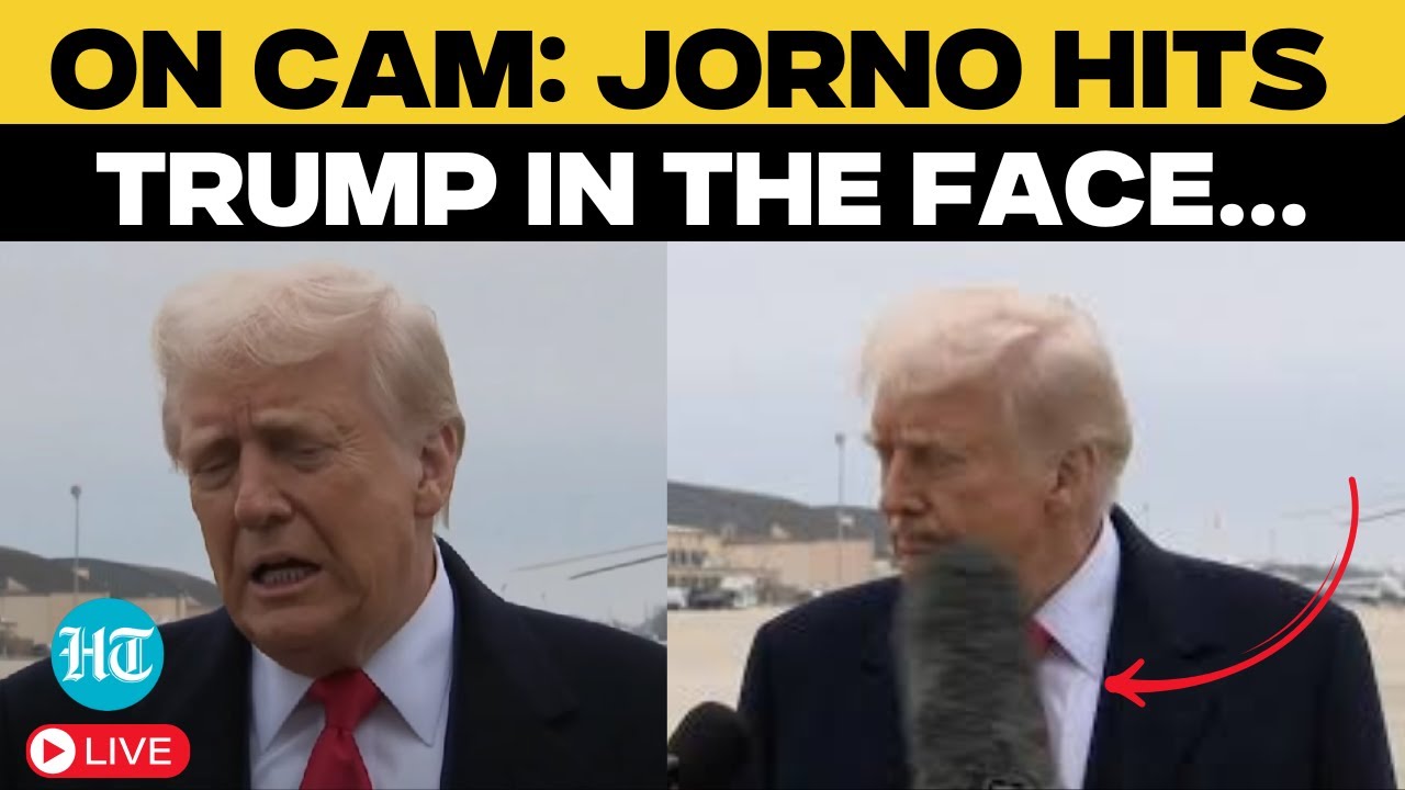 Trump Latest News LIVE | President Trump Hit in the Face with a Boom ...