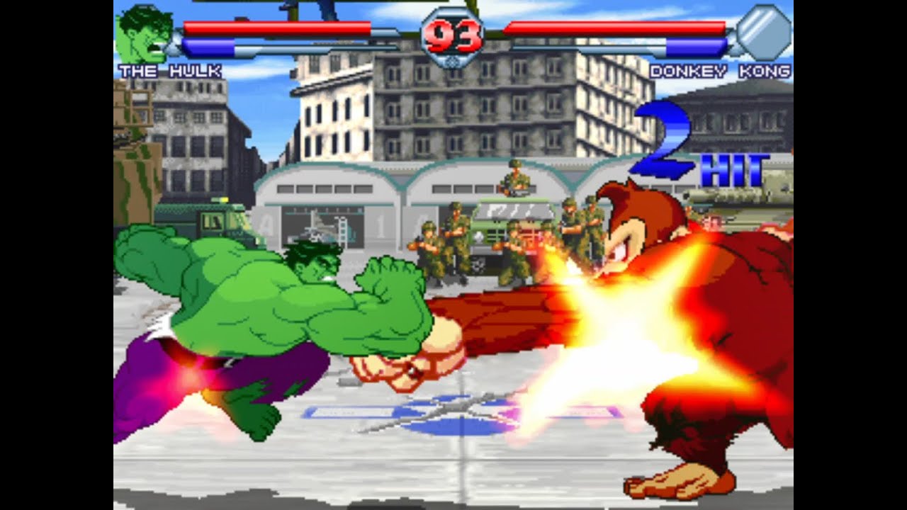 Savage Hulk vs Donkey Kong - YouTube