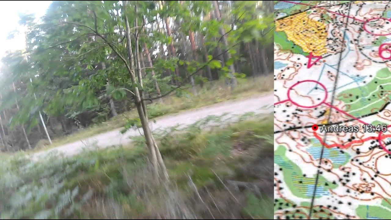 Head Cam Orienteering With GPS Tracking [Full HD] - YouTube
