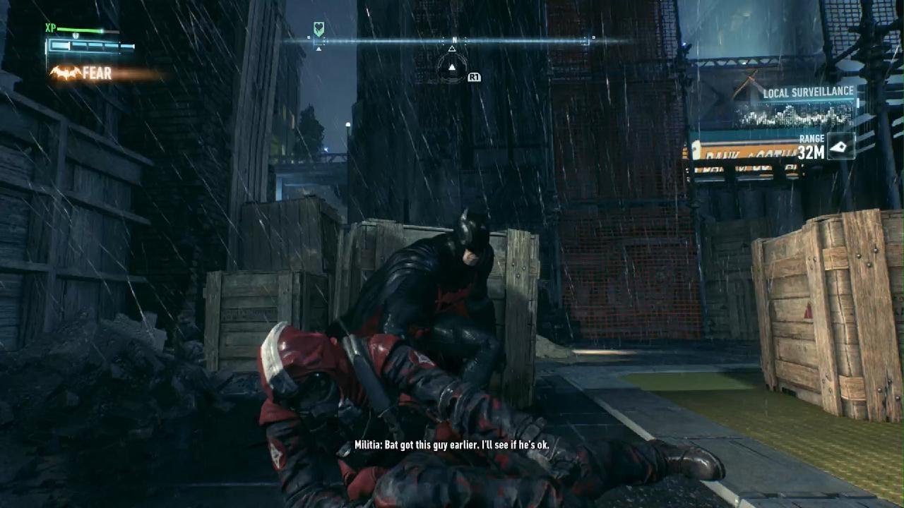 BATMAN: ARKHAM KNIGHT idiot funny - YouTube