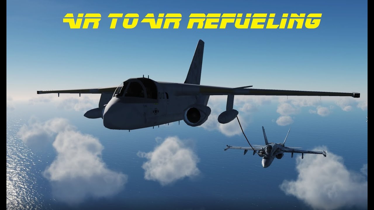 DCS: F/A-18 Air to Air Refueling - YouTube