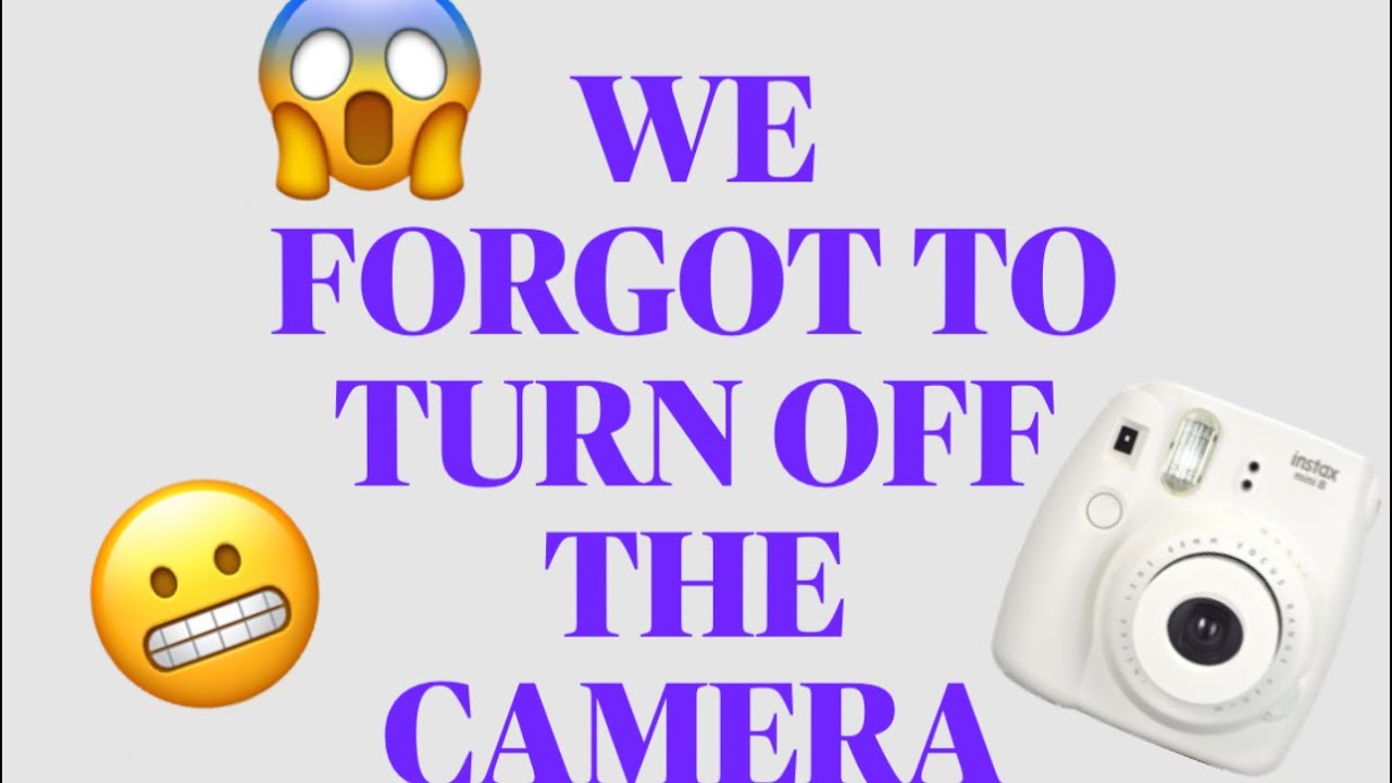 WE FORGOT TO TURN OFF THE CAMERA!!!! *MUST SEE* - YouTube