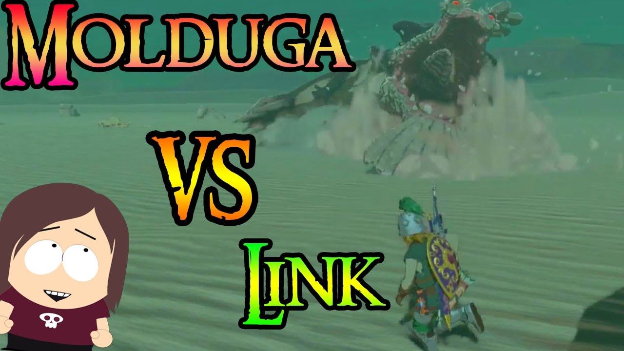 Zelda Breath of the Wild || Molduga Boss Fight - YouTube