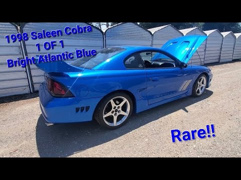 RARE 1998 Saleen Cobra 1 OF 1 In Bright Atlantic Blue #mustangs # ...