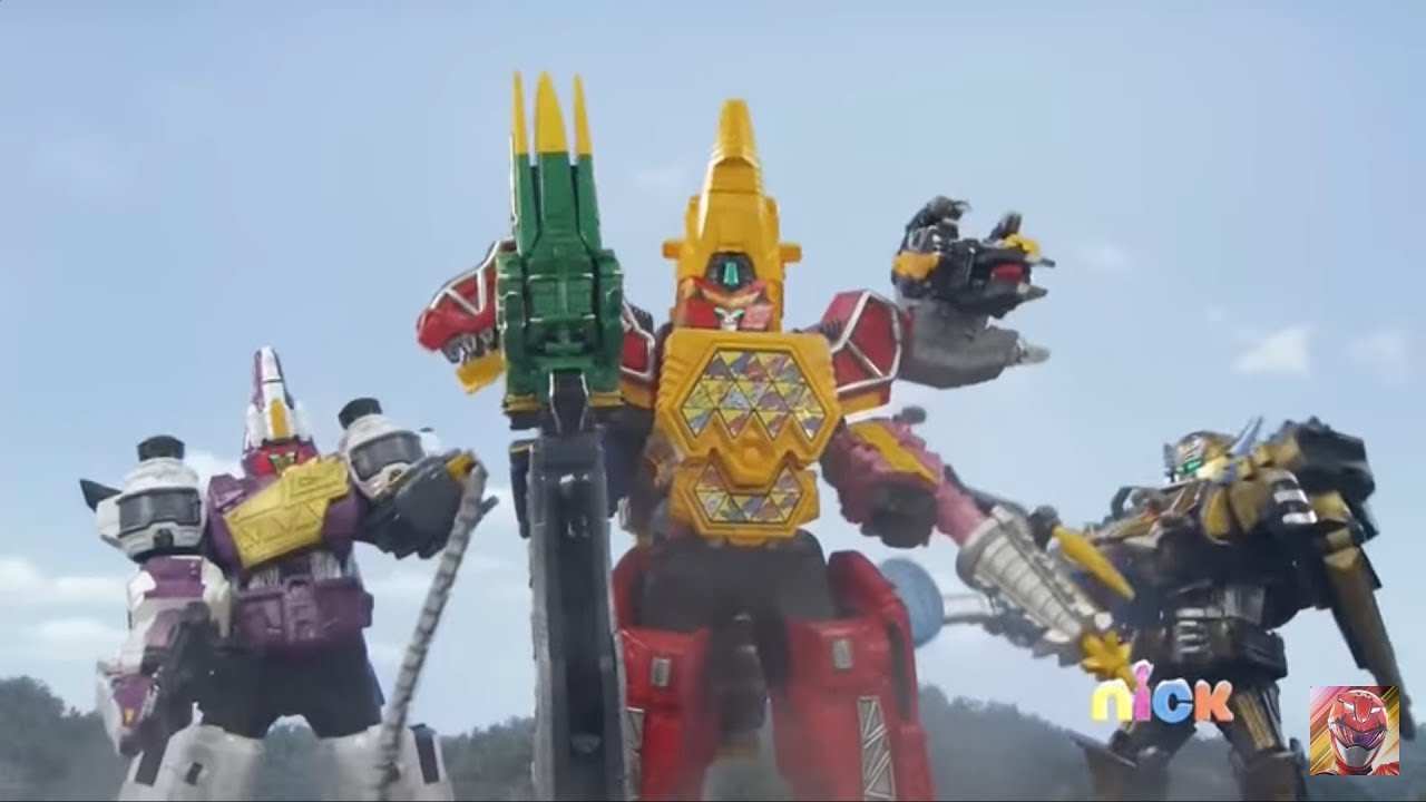 Power Rangers Dino Super Charge Episode 22 in Hindi - Megazord Fight ...