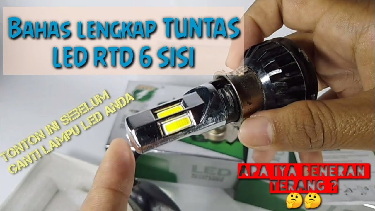 Spesifikasi LED RTD 6 SISI || bahas lengkap kelebihan dan kekurangannya ...