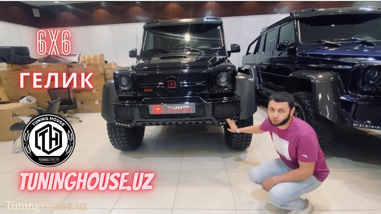 O'zbekistonda YOQ 6х6 GELIK - YouTube