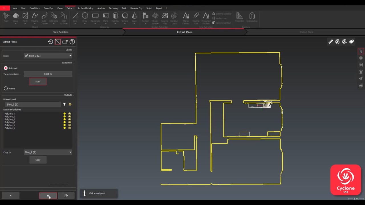*New Release* Leica Cyclone 3DR "Scan to Plan" tool - YouTube