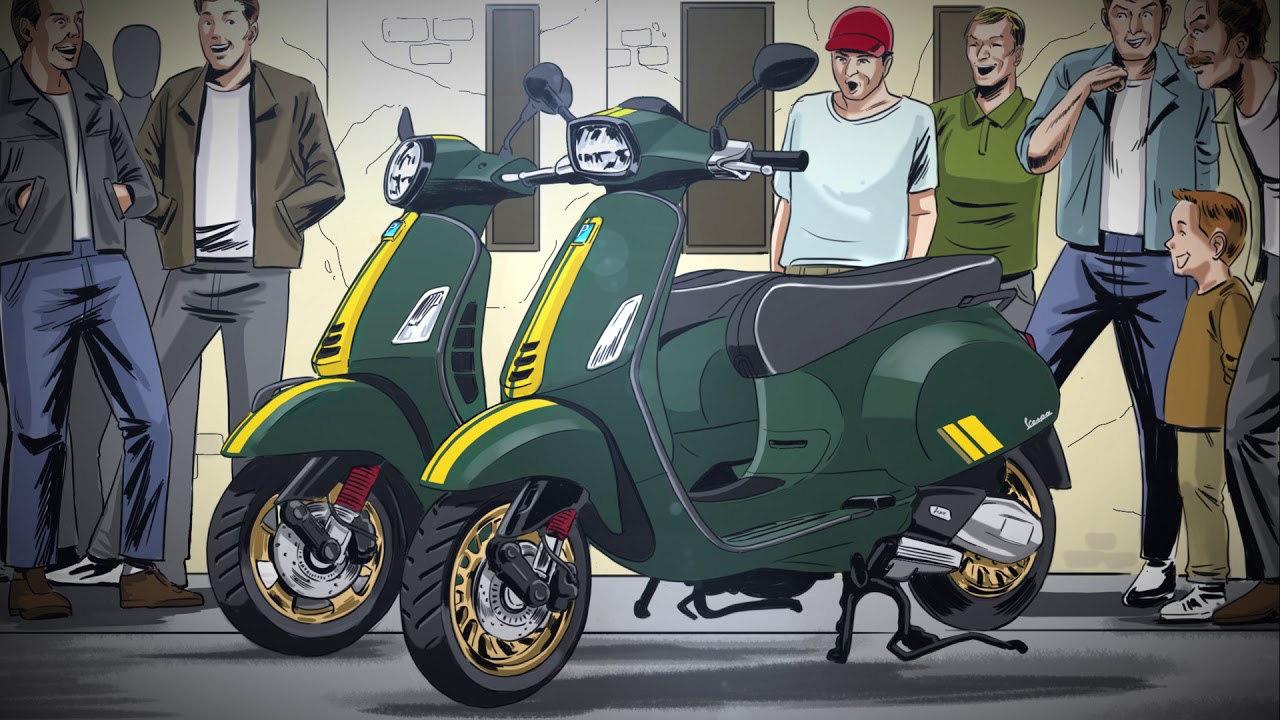 Vespa Racing Sixties - YouTube