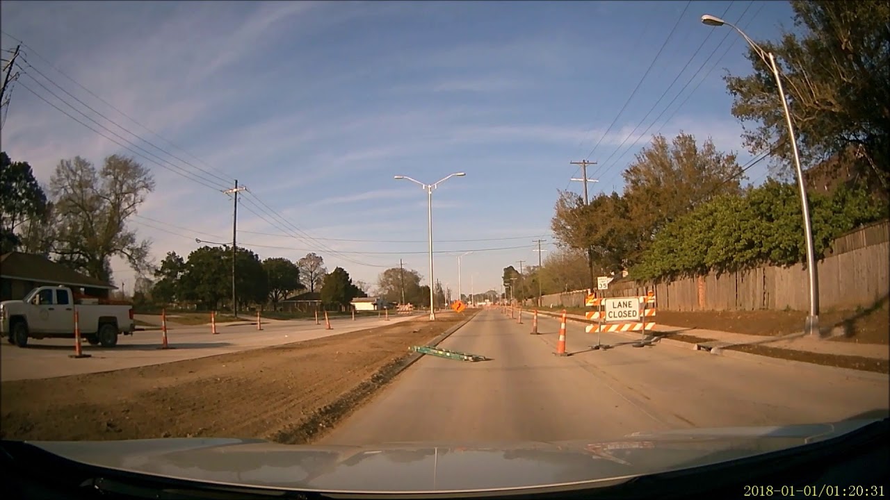 Ladder Falls Off Truck - YouTube