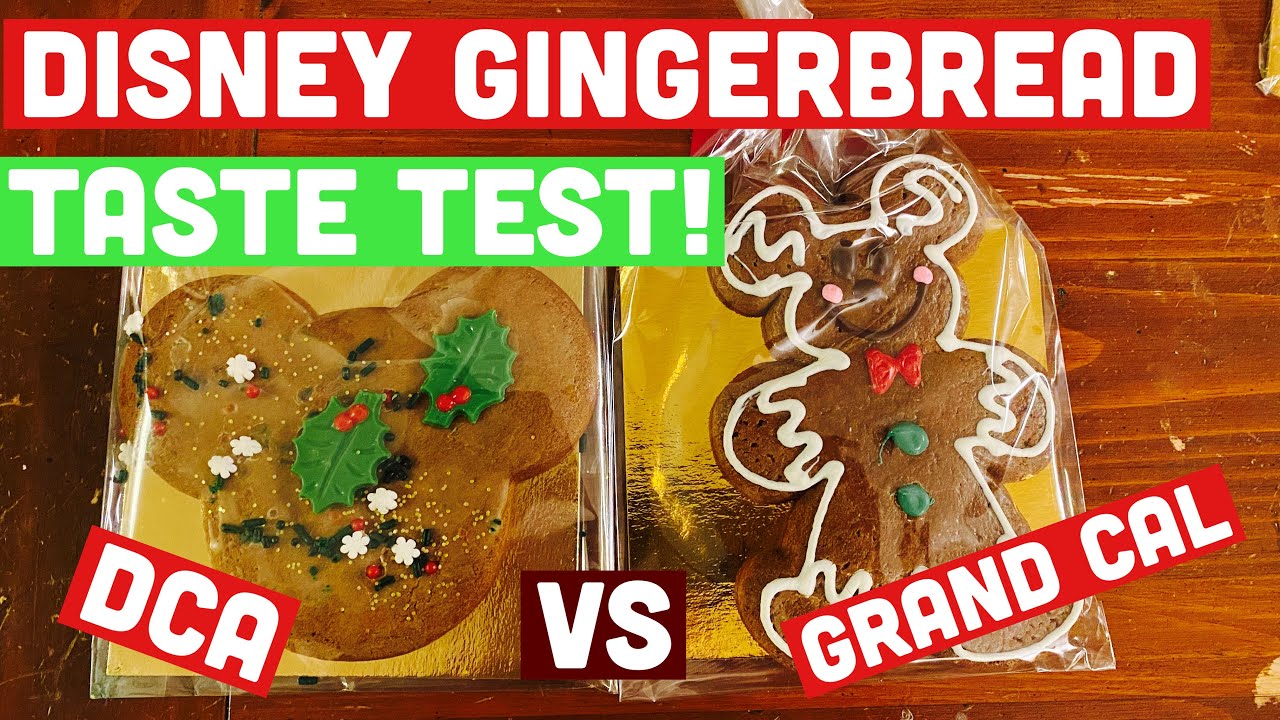 Disneyland Resort Gingerbread Taste Test - YouTube