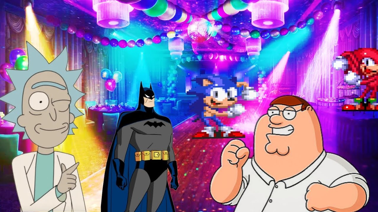 big party conversation Batman Peter Griffin and Rick - YouTube