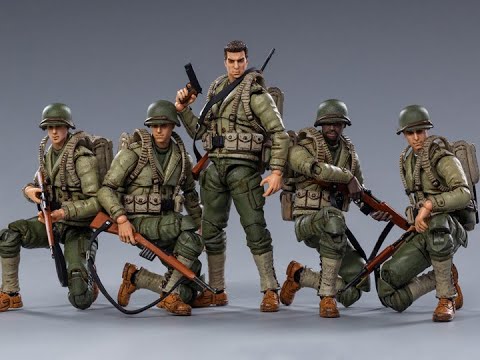 Joytoy WWII United States Army 1/18 Scale Action Figure Review. - YouTube