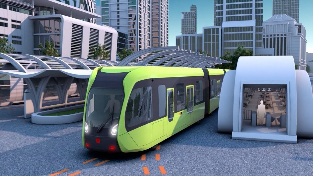World's first smart rapid rail bus starts test run in central China's ...