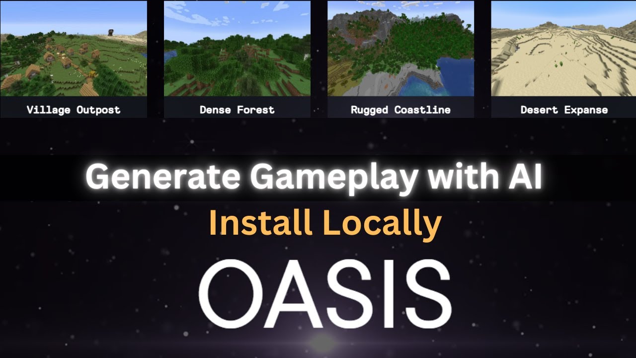 Oasis 500M - Interactive World Model - AI Gameplay Generator - Install ...