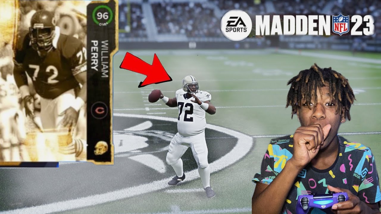 96 Overall William Perry Throwing Straight Dots 🏈🎯 - YouTube
