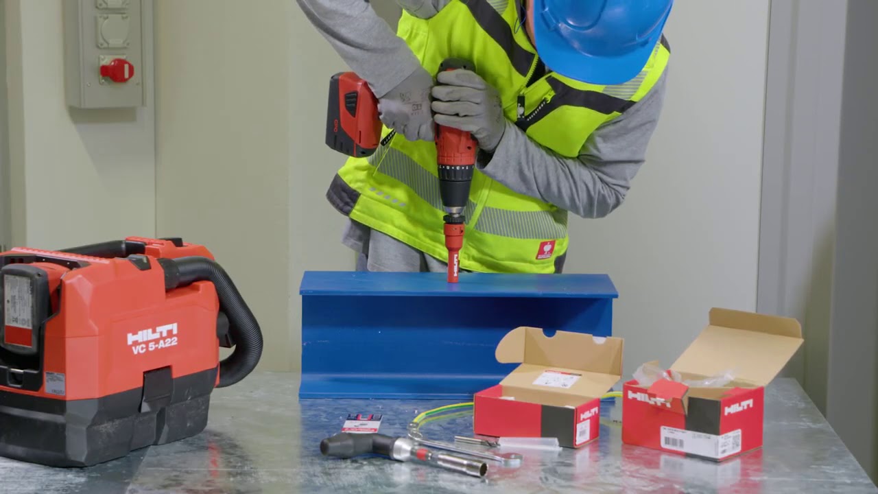 HOW TO fasten the Hilti S-BT LC low current electrical connections ...