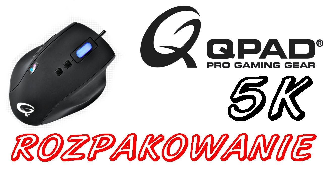 Qpad 5K - Rozpakowanie myszki dla graczy - YouTube