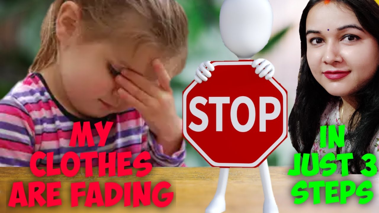 How to stop colour fading in clothes at home - YouTube