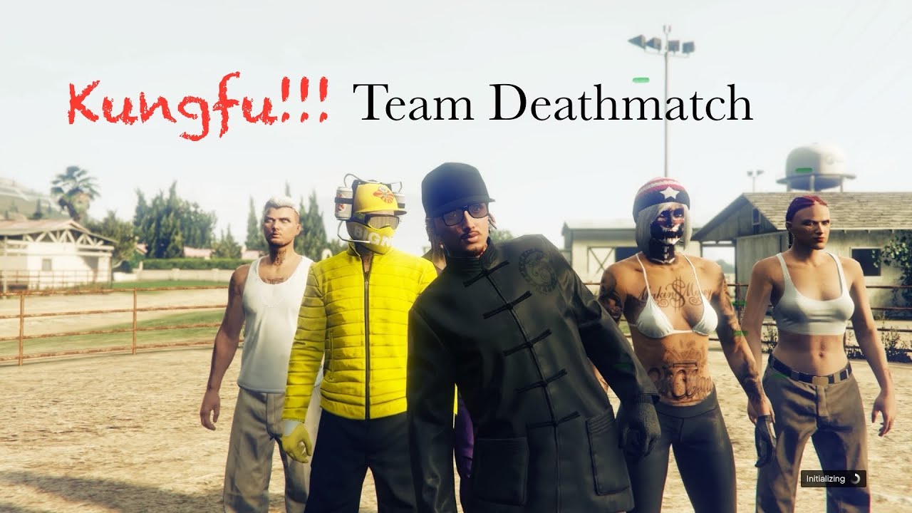 GTA V Online | Team Deathmatch Kung-fu RING FIGHT!!! - YouTube