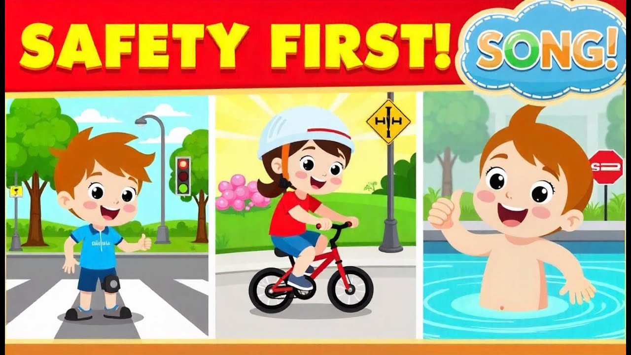 🚦 Safety First Song for Kids | Learn How to Stay Safe Every Day! - YouTube